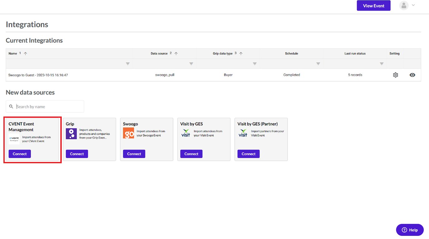Integrations with Cvent
