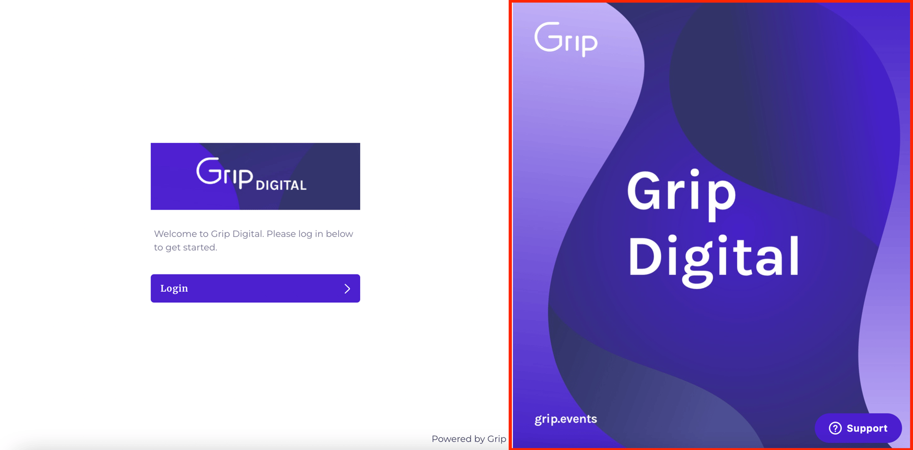 How do I use the Event Branding page on the Grip Engage Admin?