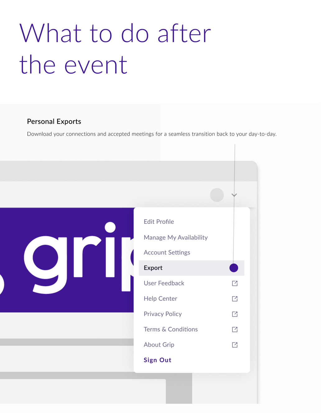 How to prepare for, navigate and follow up after the event