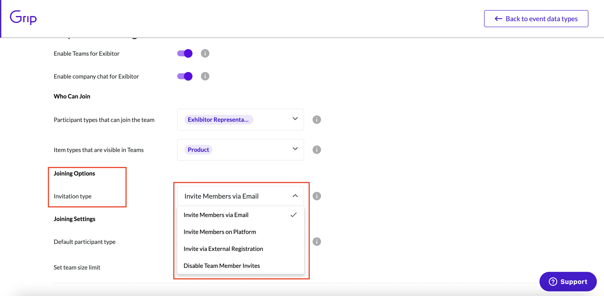 Setting Up Grip Teams within the Grip Dashboard