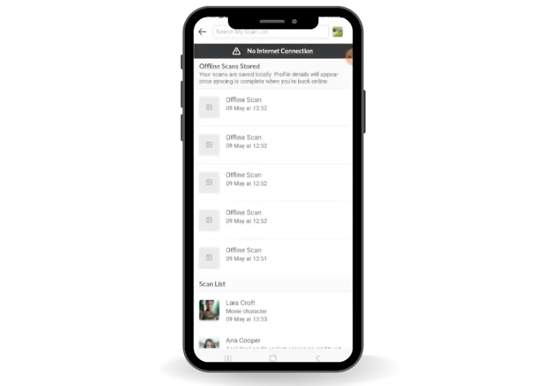 How to scan badges using the mobile app
