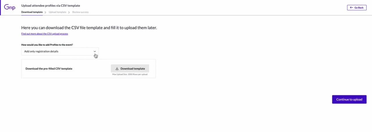 How to Use the CSV Uploader